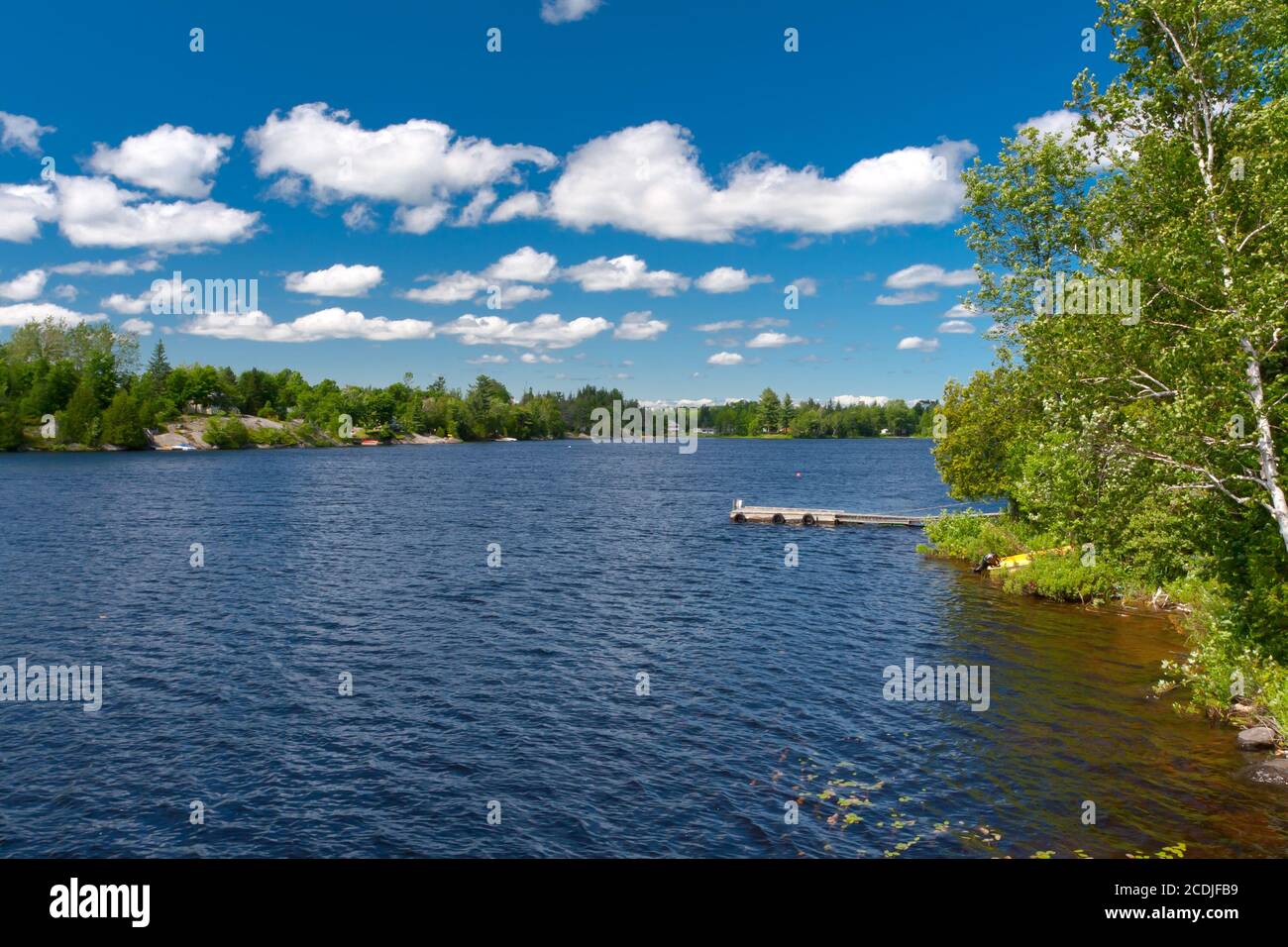 Beautiful lake of Toronto Stock Photo - Alamy