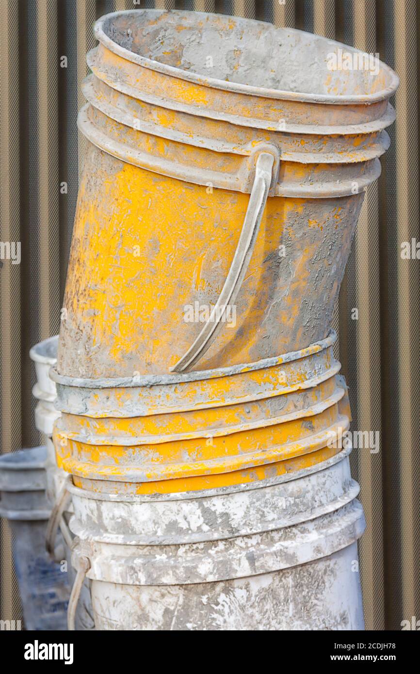 Cement bucket hi-res stock photography and images - Alamy