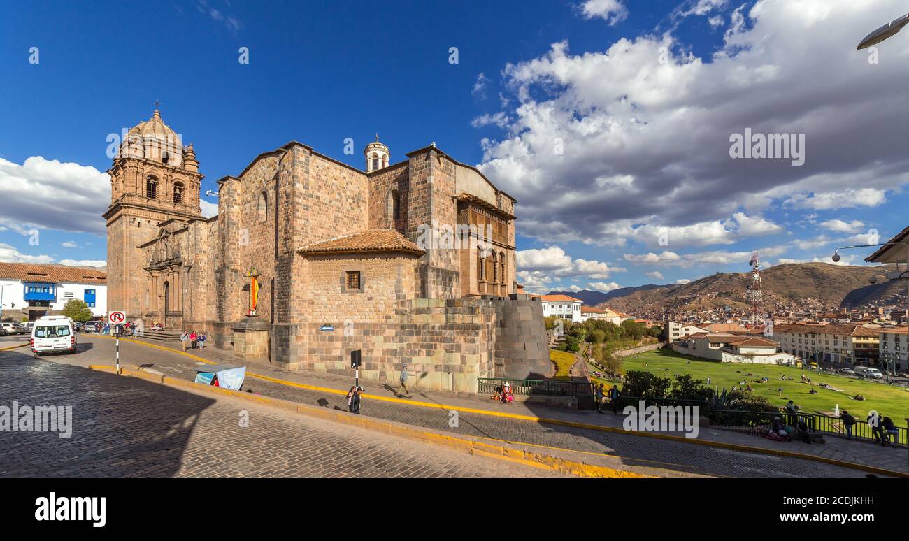 Cusco, Peru - october 08, 2018: The Temple of the Sun of the Incas or ...