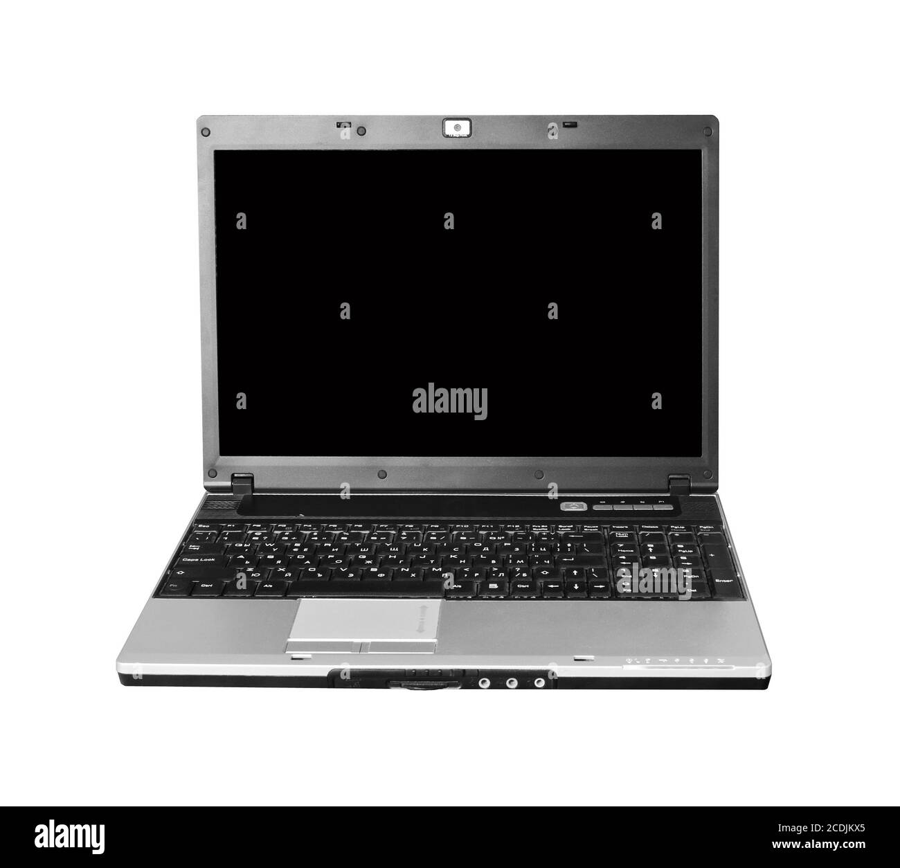 White laptop Cut Out Stock Images & Pictures - Alamy