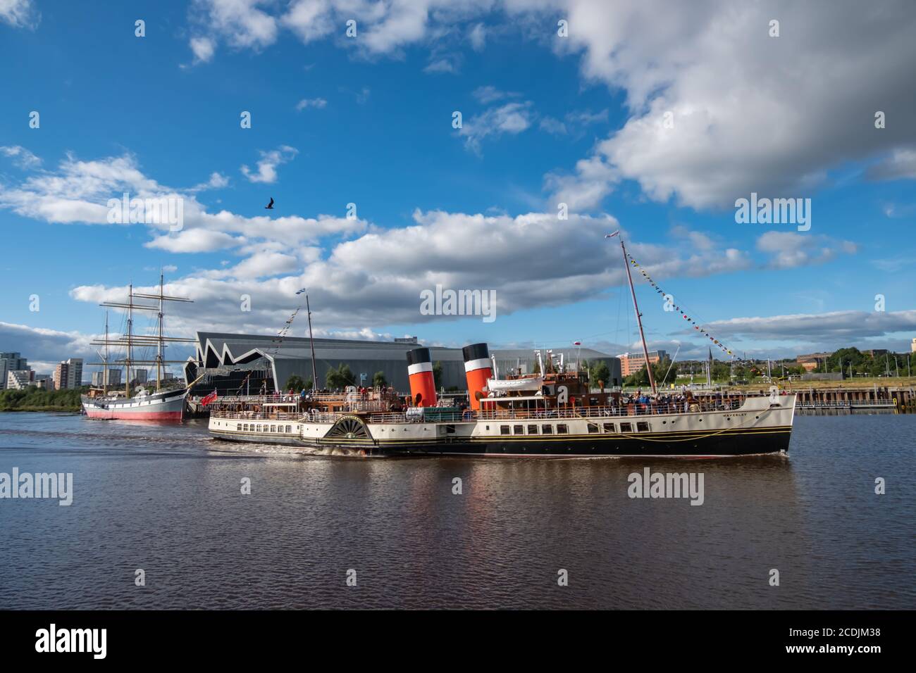 Glasgow, Scotland, UK. 28th Aug, 2020. The Waverley, the world's last ...
