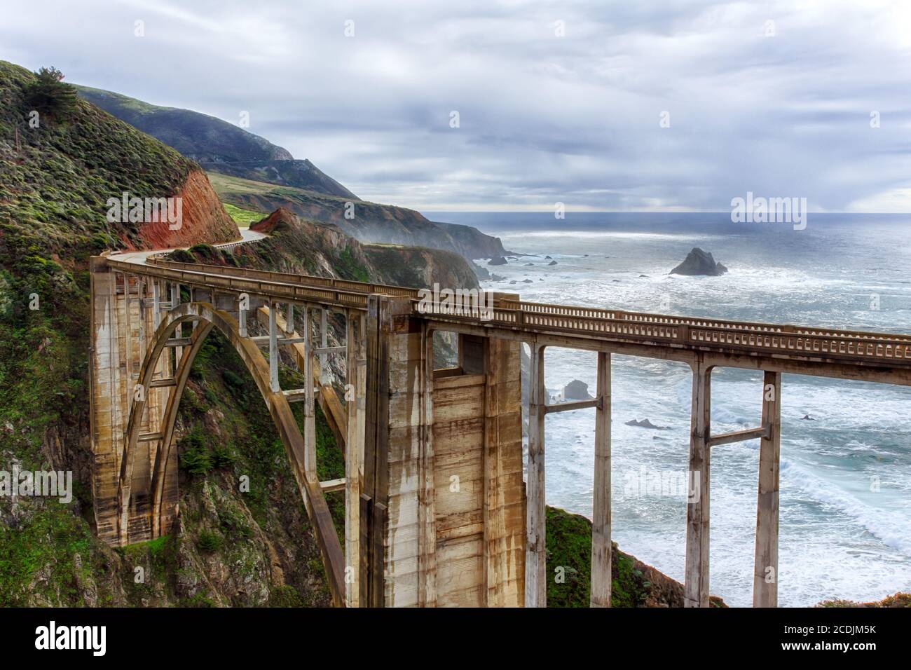 Landmark bixby creek bridge in hi-res stock photography and images - Alamy