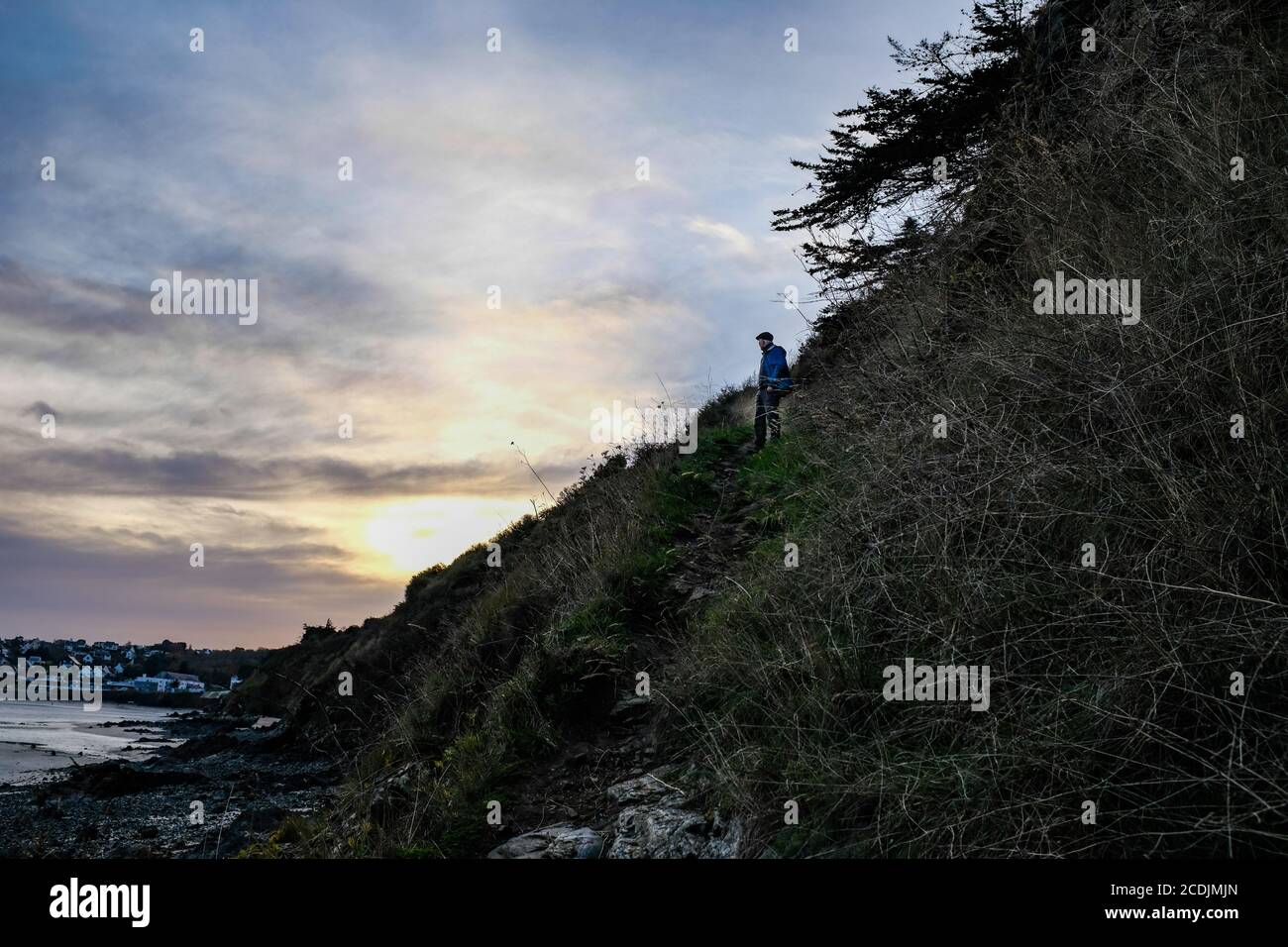 On the Saint-Brieuc Bay (Baie de Saint-Brieuc), Saint-Brieuc, Brittany ...