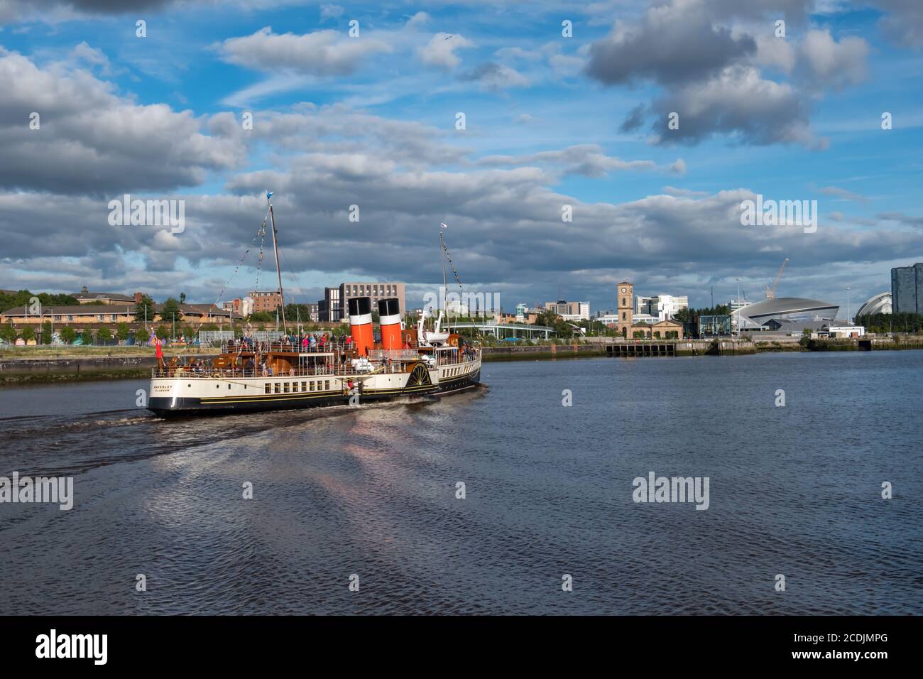 Glasgow, Scotland, UK. 28th Aug, 2020. The Waverley, the world's last ...