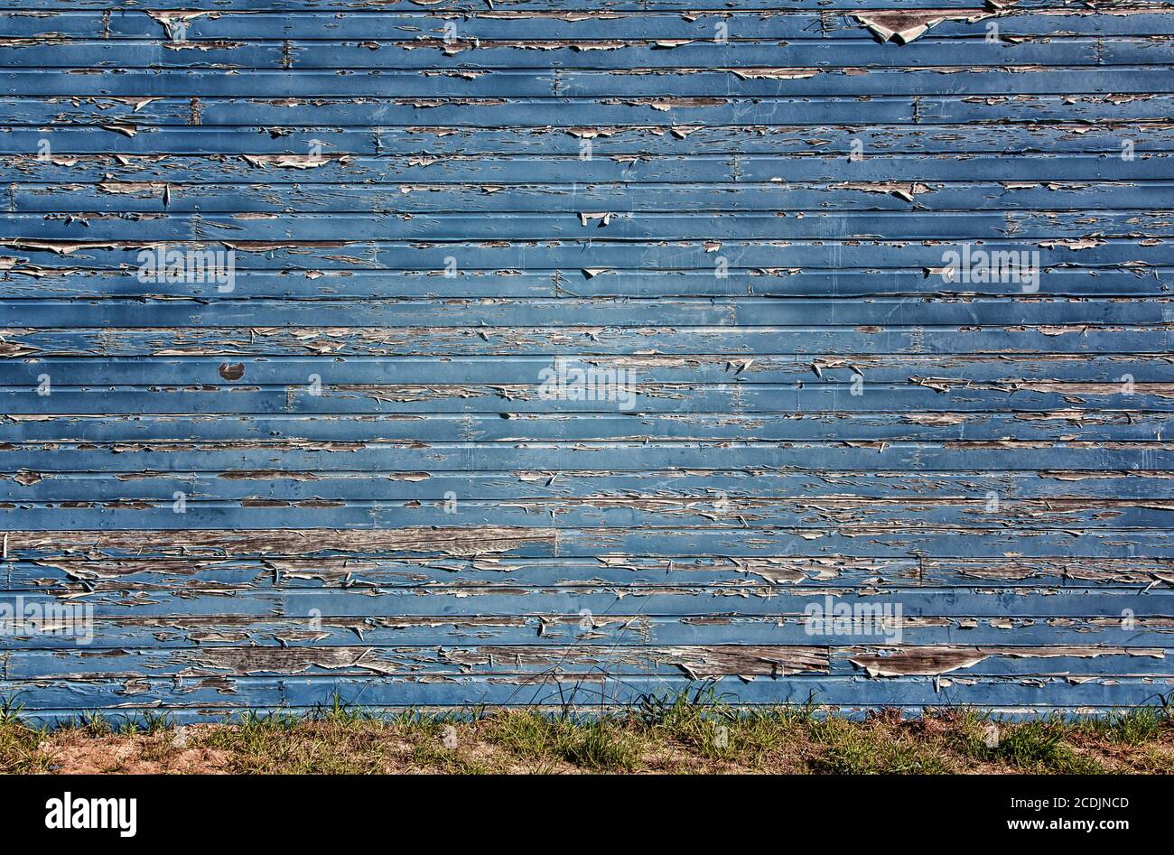 Worn Blue Exterior Wall Background or Backdrop Stock Photo - Alamy