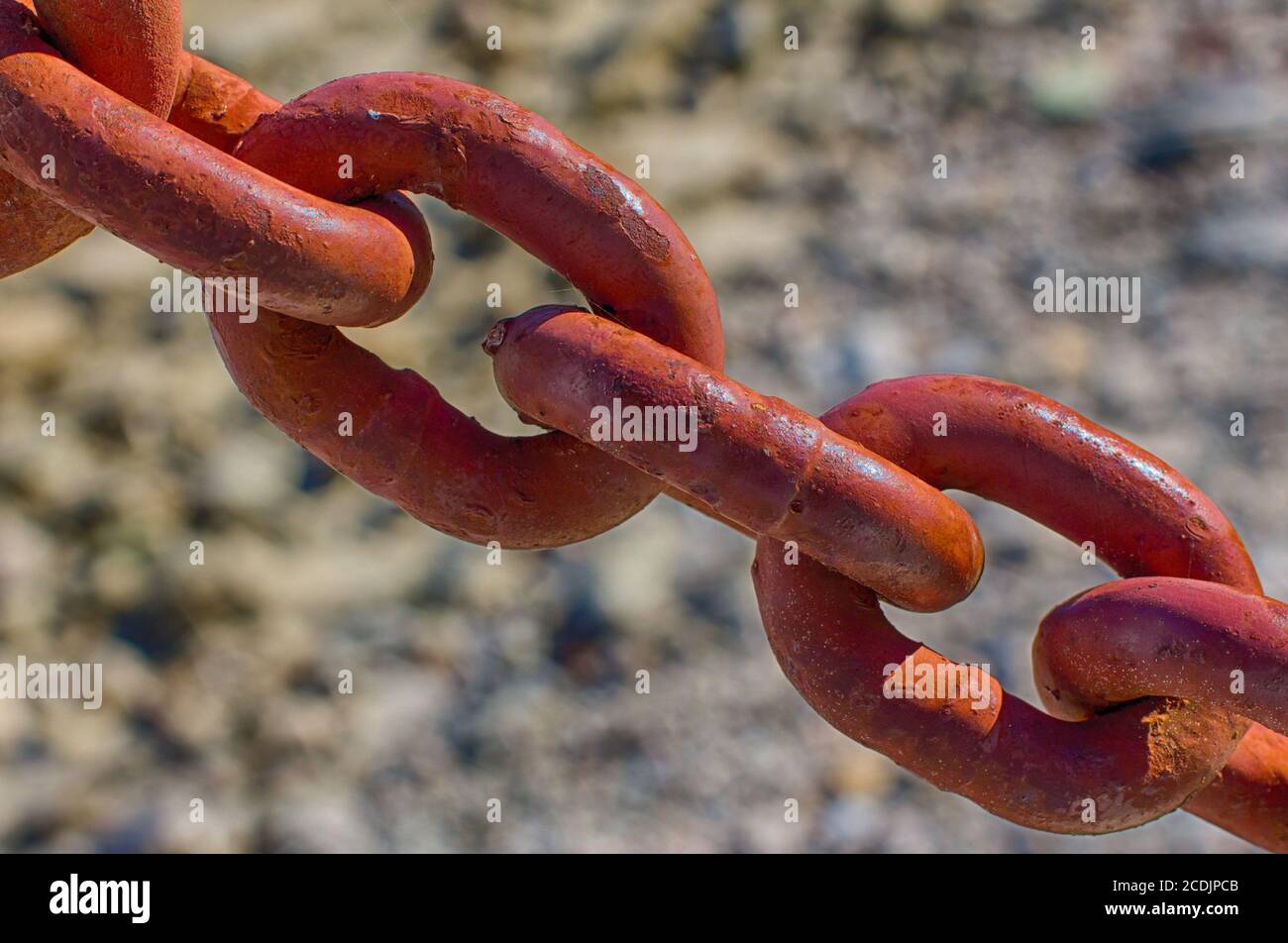 Iron Chain Link Macro Stock Photo - Alamy