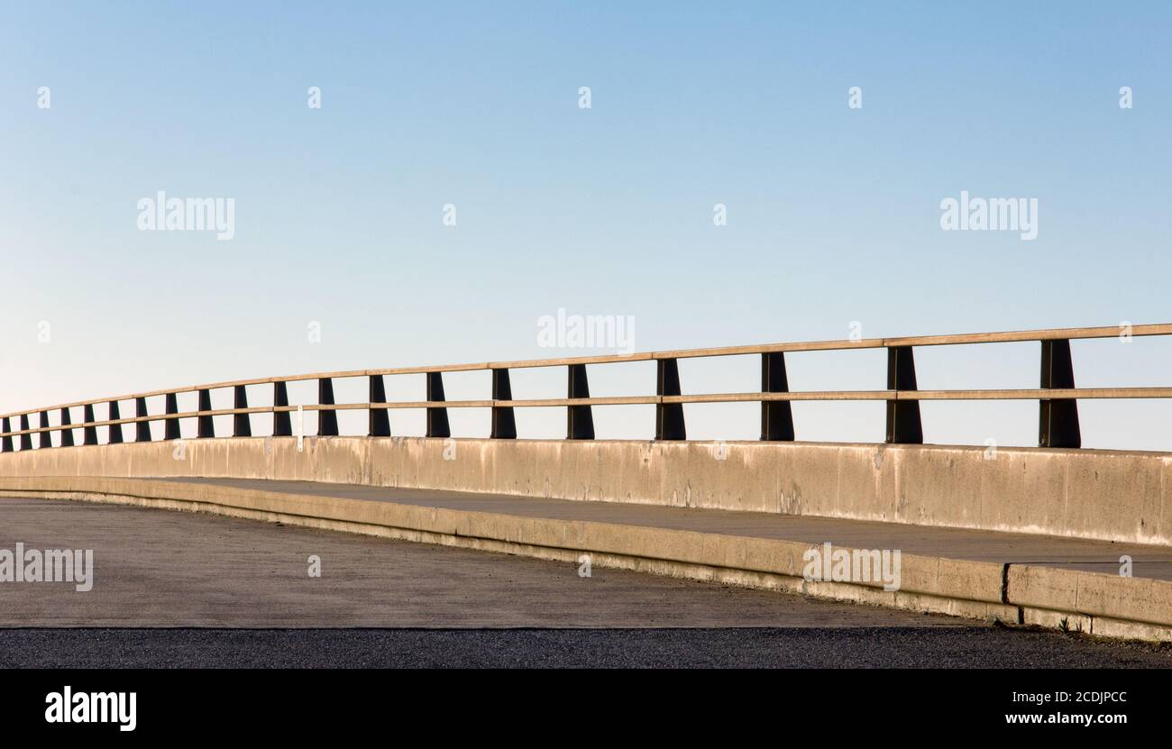 Concrete Bridge Barrier Stock Photo - Alamy