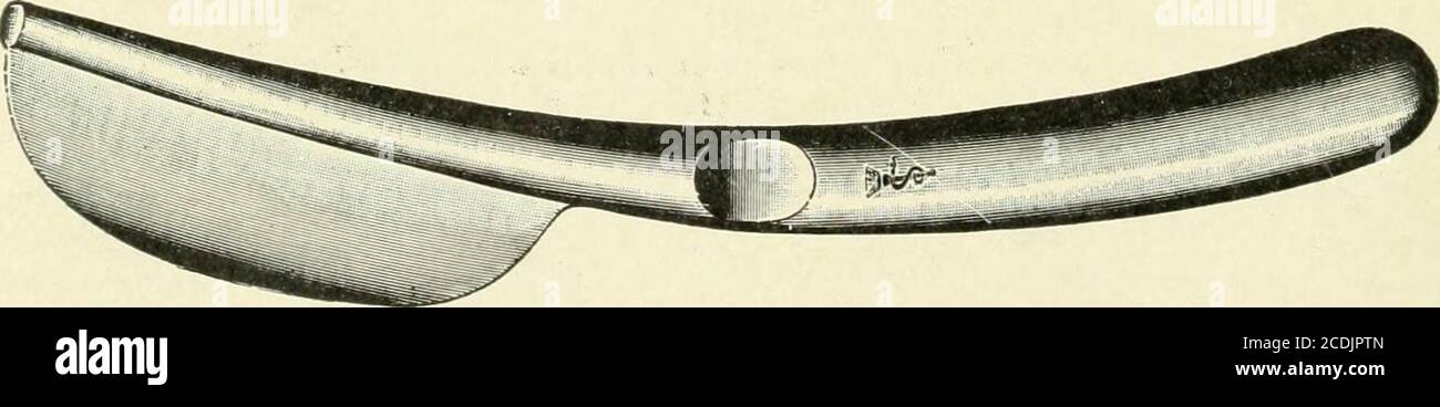 . Veterinary post-mortem technic . Fig. 23.— Hachiotomy chisel for ...