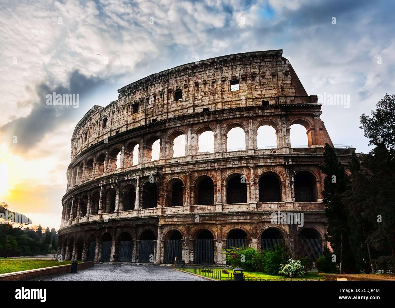 Colosseum at sunrise hi-res stock photography and images - Alamy