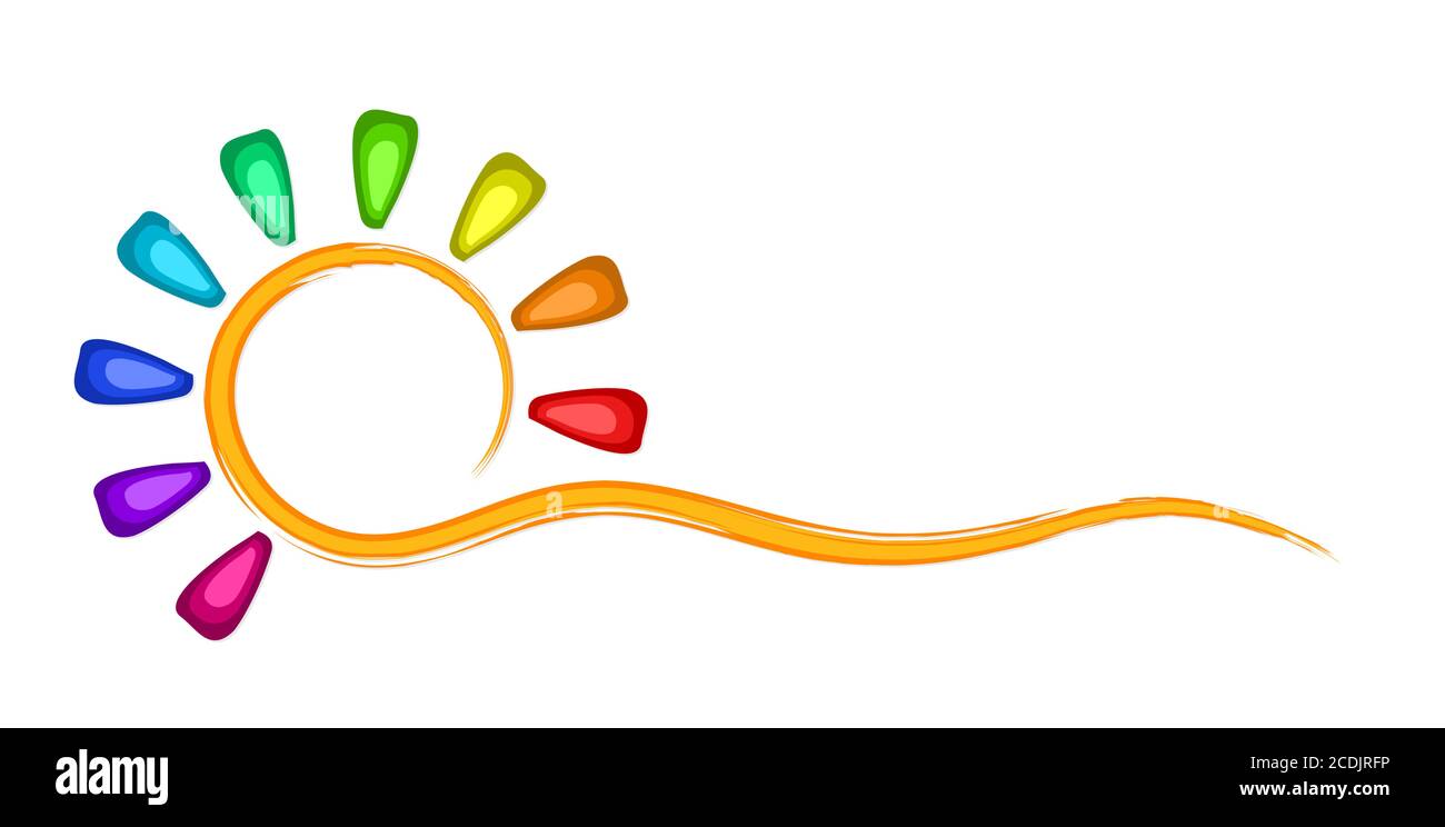 Sunny beams Stock Vector Images - Alamy