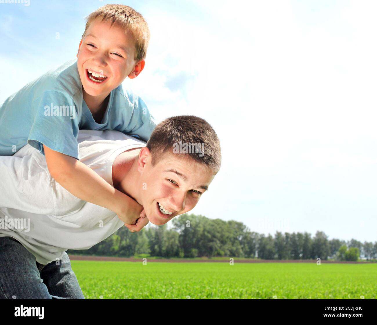 Happy brothers hi-res stock photography and images - Alamy