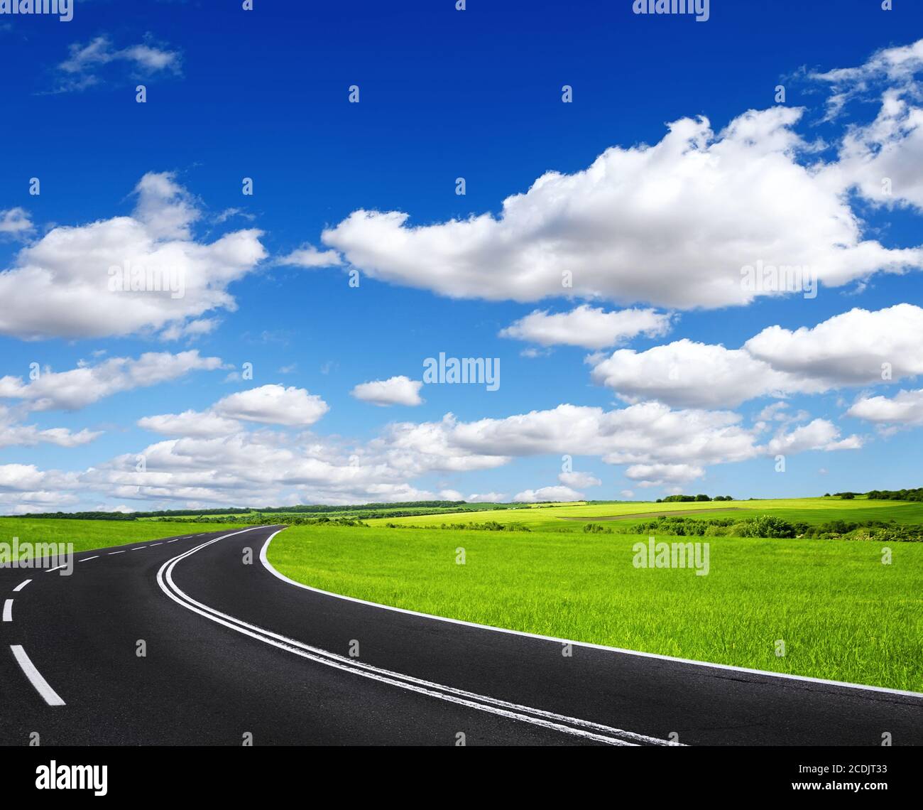 A Journey to the green plains Stock Photo - Alamy