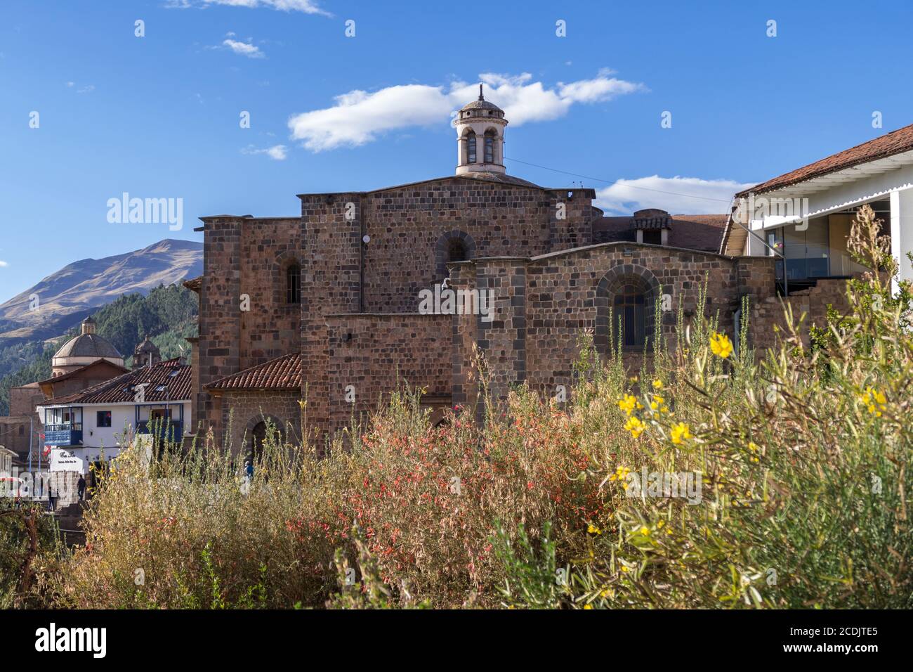 Cusco, Peru - october 08, 2018: The Temple of the Sun of the Incas or ...