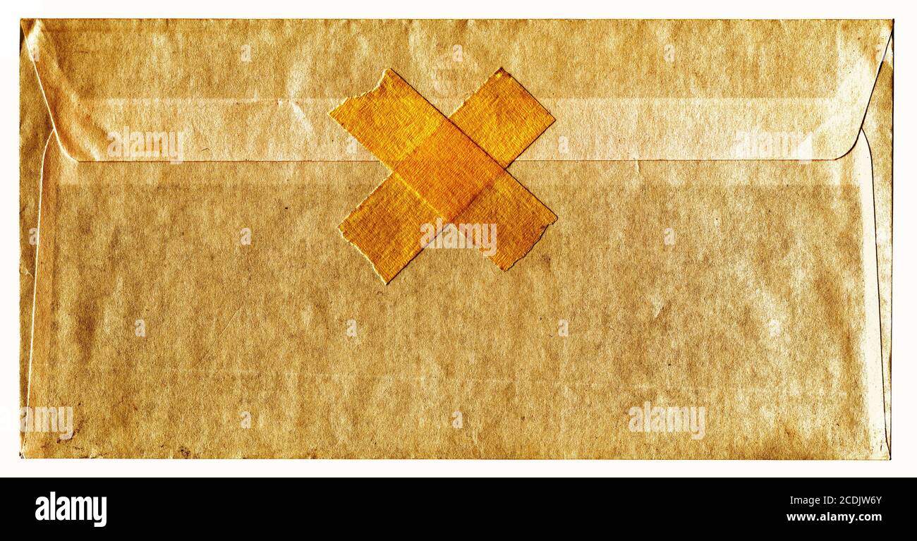 old sealed envelope Stock Photo - Alamy