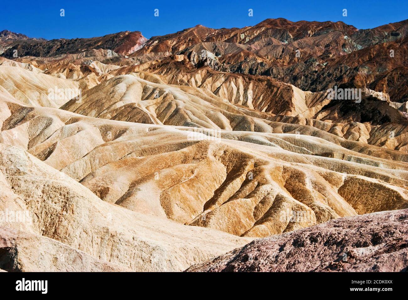 Relief of the rocks in Death Valley Stock Photo - Alamy