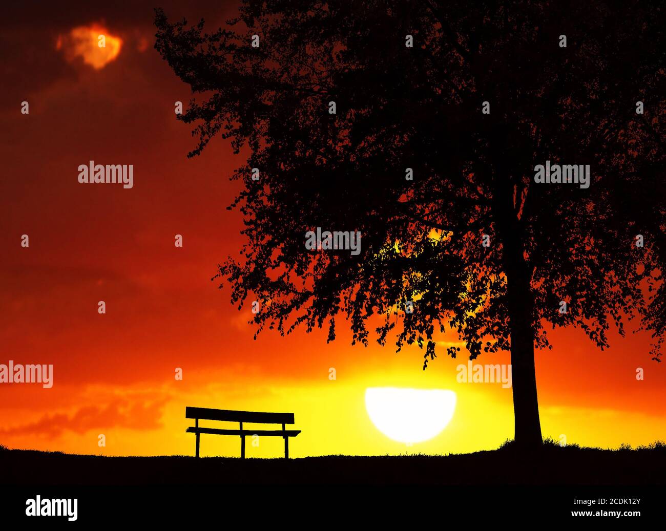 Resting place at the sunset Stock Photo - Alamy