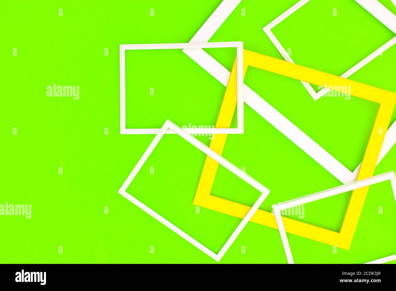 Creative decorated wooden frame for photo and text Stock Photo - Alamy