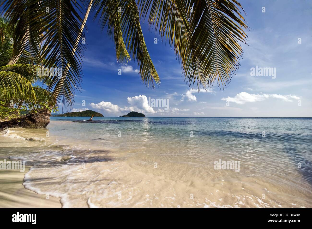 Beautiful tropical beach Stock Photo - Alamy