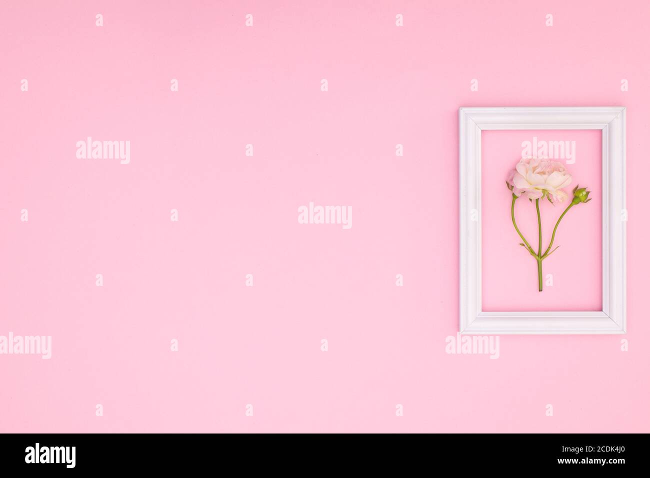Creative decorated wooden frame for photo and text Stock Photo - Alamy