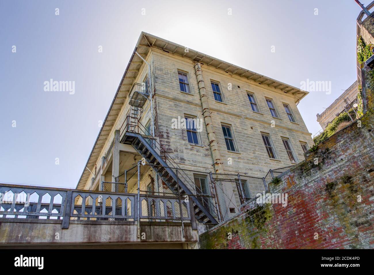Prison Buildings of Alcatraz Island Prison Stock Photo - Alamy
