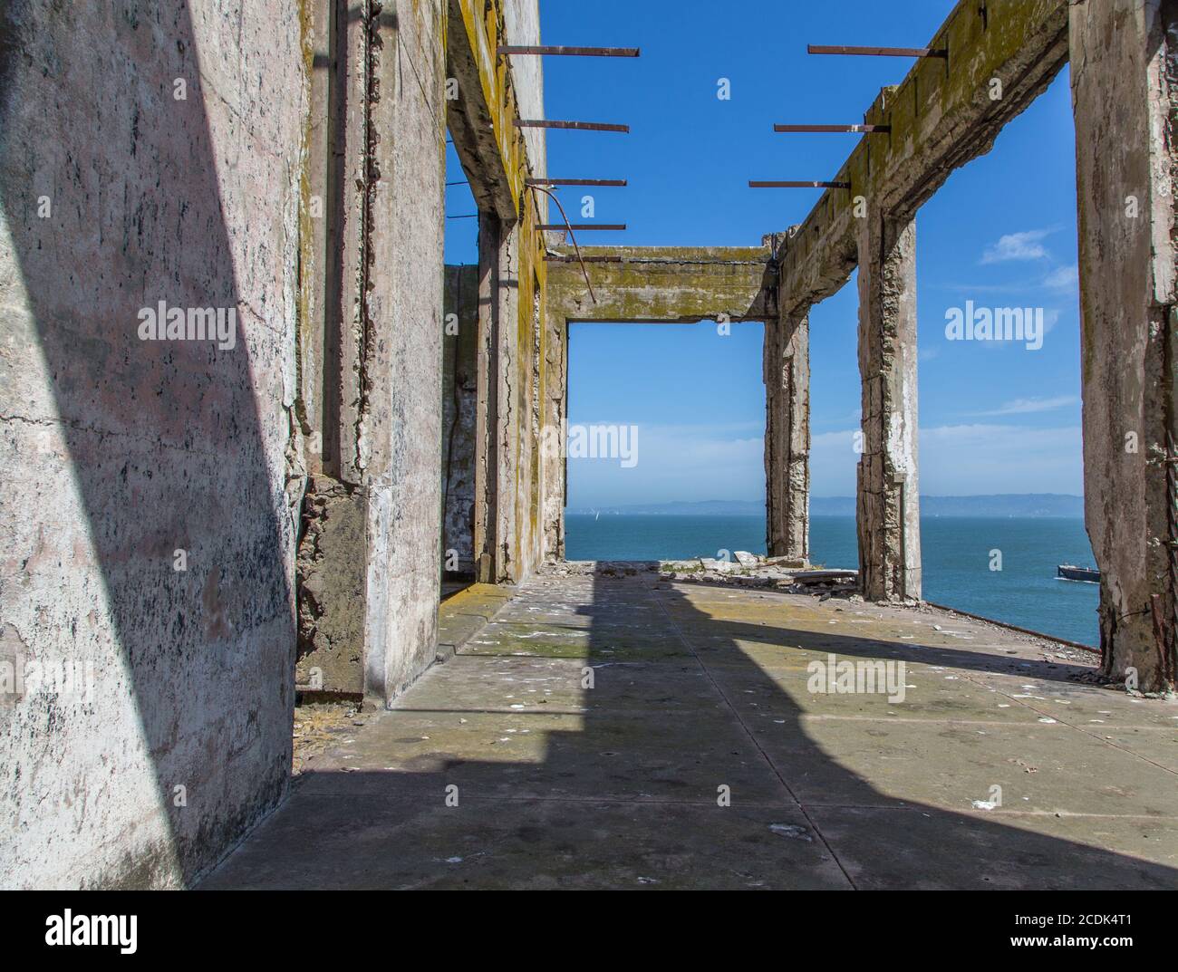 Prison Buildings of Alcatraz Island Prison Stock Photo - Alamy