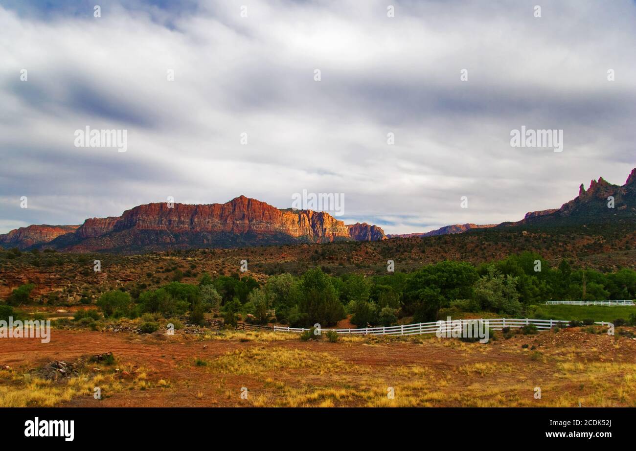 Landscape of Utah state. USA Stock Photo - Alamy