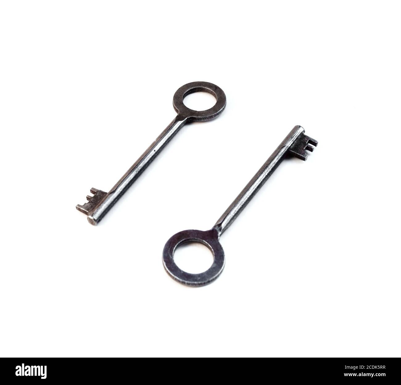 keys on white background Stock Photo - Alamy