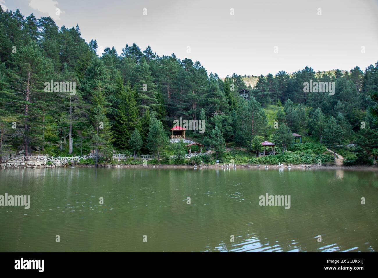 Gumushane, Turkey - 31 July, 2020: Limni Lake, National Nature Park ...