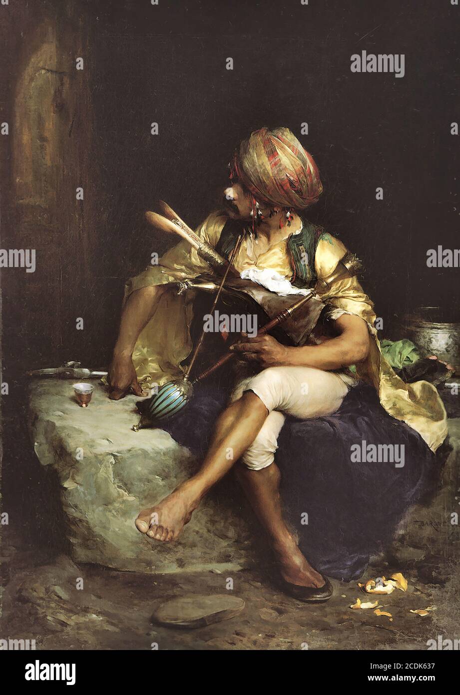 Bargue Charles - Un Bachi-Bouzouk - French School - 19th and Early 20th ...