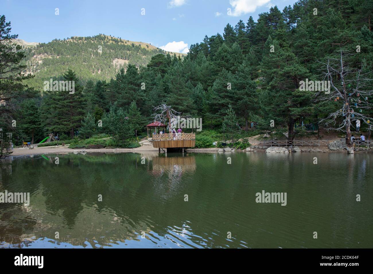 Gumushane, Turkey - 31 July, 2020: Limni Lake, National Nature Park ...