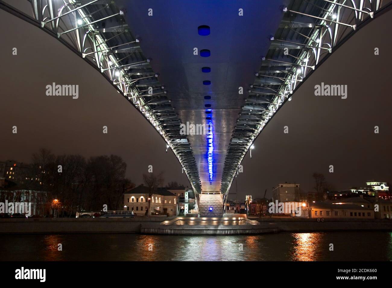 Glass bridge construction over river hi-res stock photography and ...