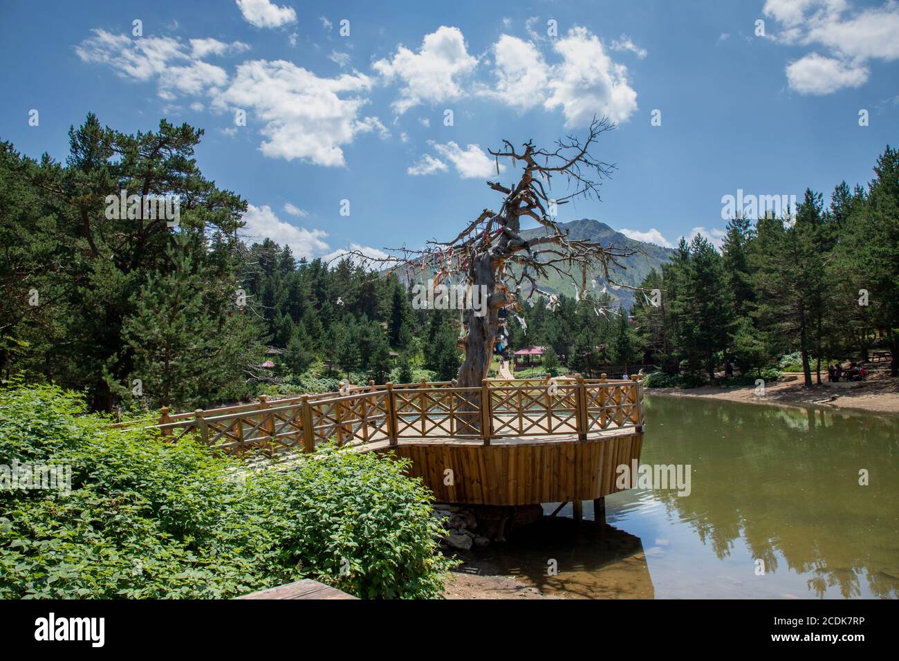 Gumushane, Turkey - 31 July, 2020: Limni Lake, National Nature Park ...