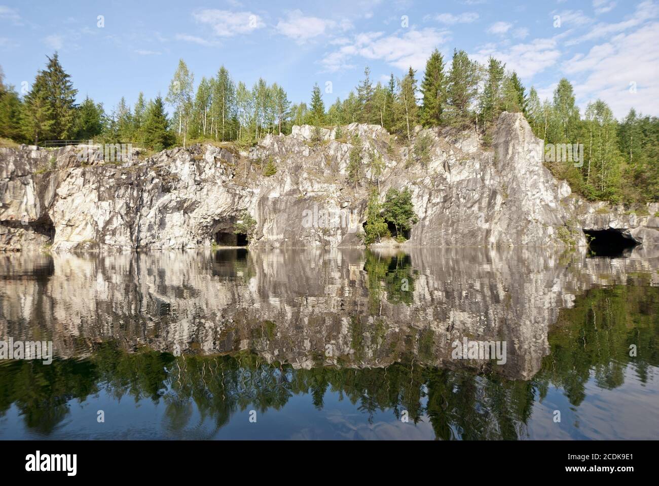 cold river with marble beaches Stock Photo - Alamy