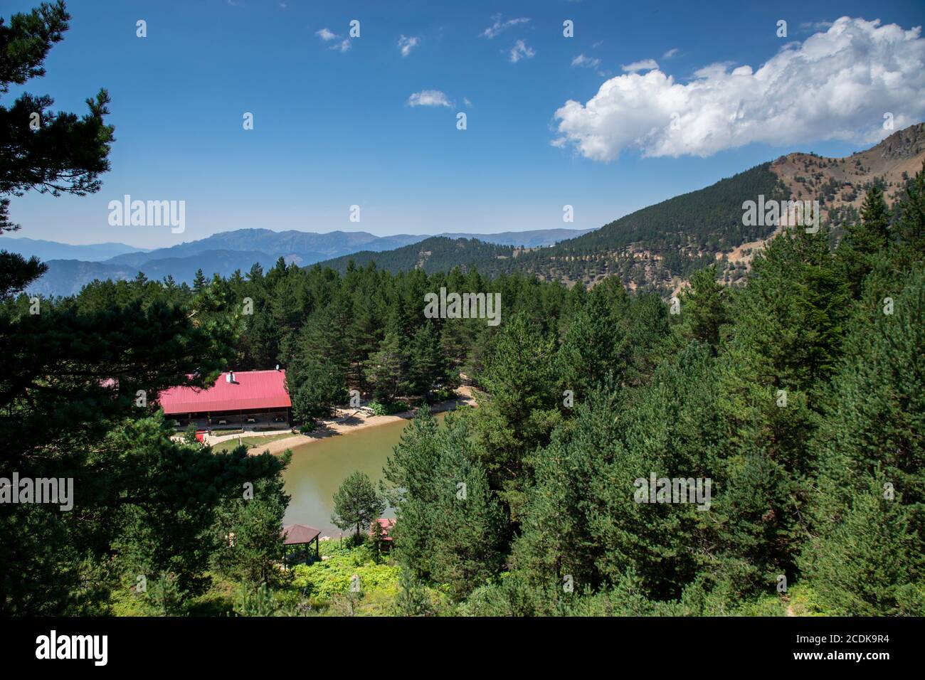 Gumushane, Turkey - 31 July, 2020: Limni Lake, National Nature Park ...