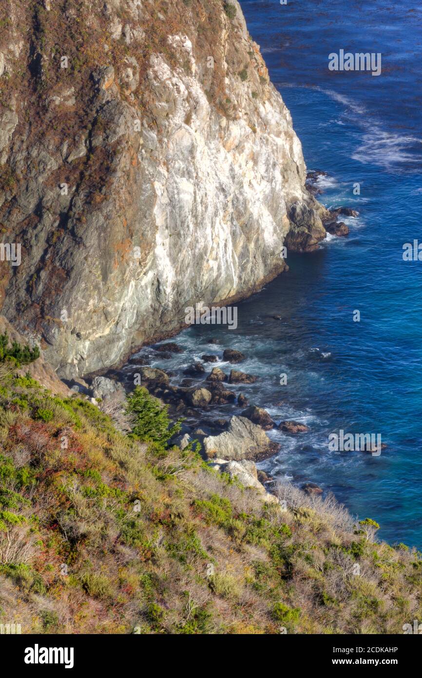 Cliffs of Big Sur Stock Photo - Alamy
