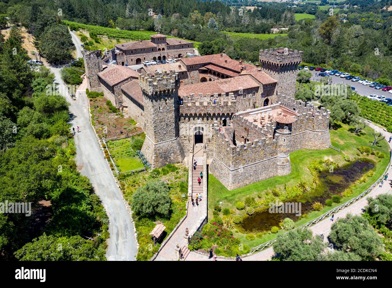 Castle Winery in Napa Valley, CA Stock Photo - Alamy