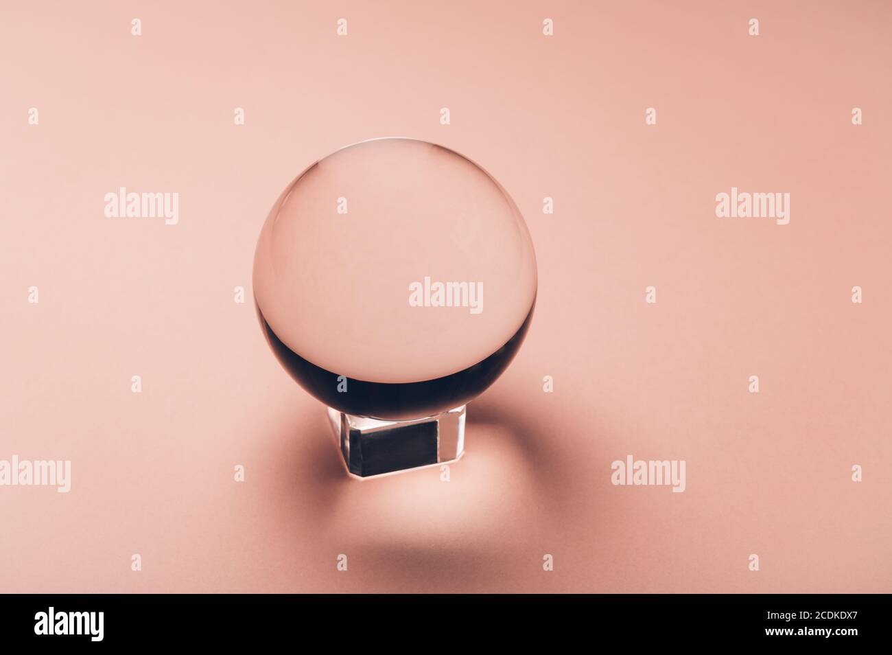 Clear Crystal Ball Stock Photo - Alamy