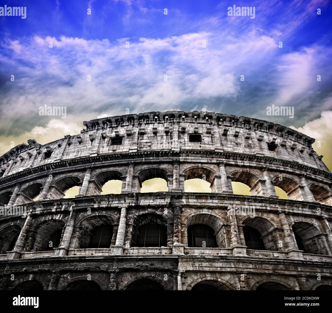 The Roman Colosseum Stock Photo - Alamy