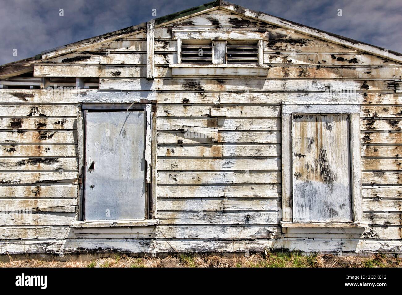 Dilapidated Exterior Wood Wall Stock Photo - Alamy