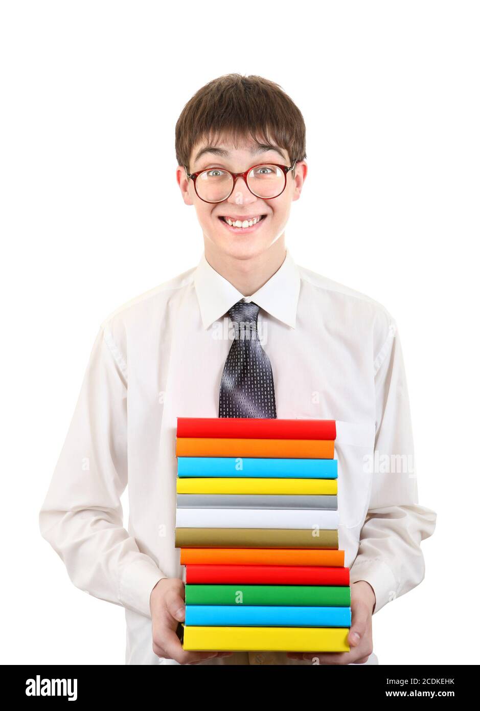 Happy holding books hi-res stock photography and images - Alamy