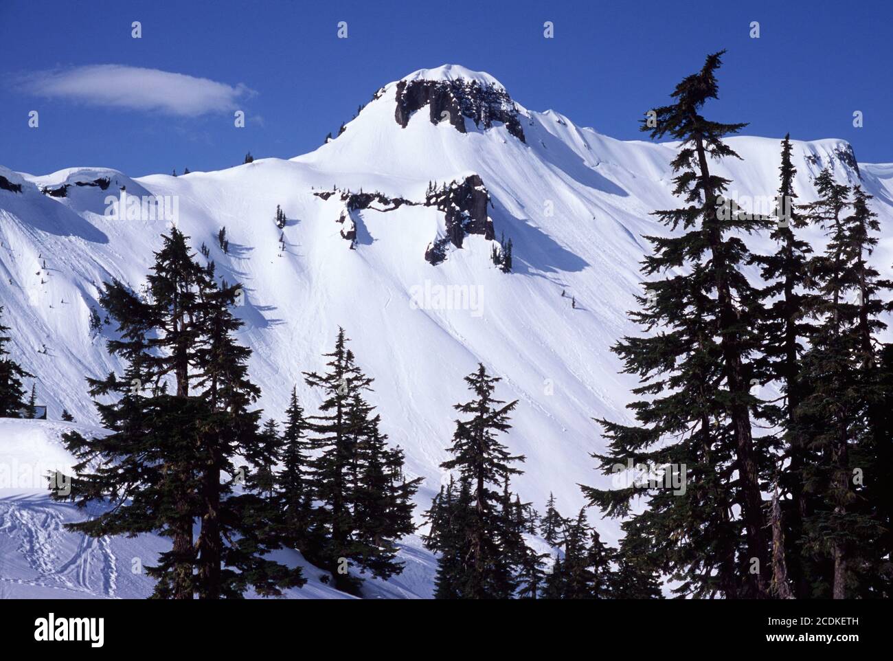 Table Mountain in winter, Mt Baker Scenic Byway, Mt Baker-Snoqualmie ...