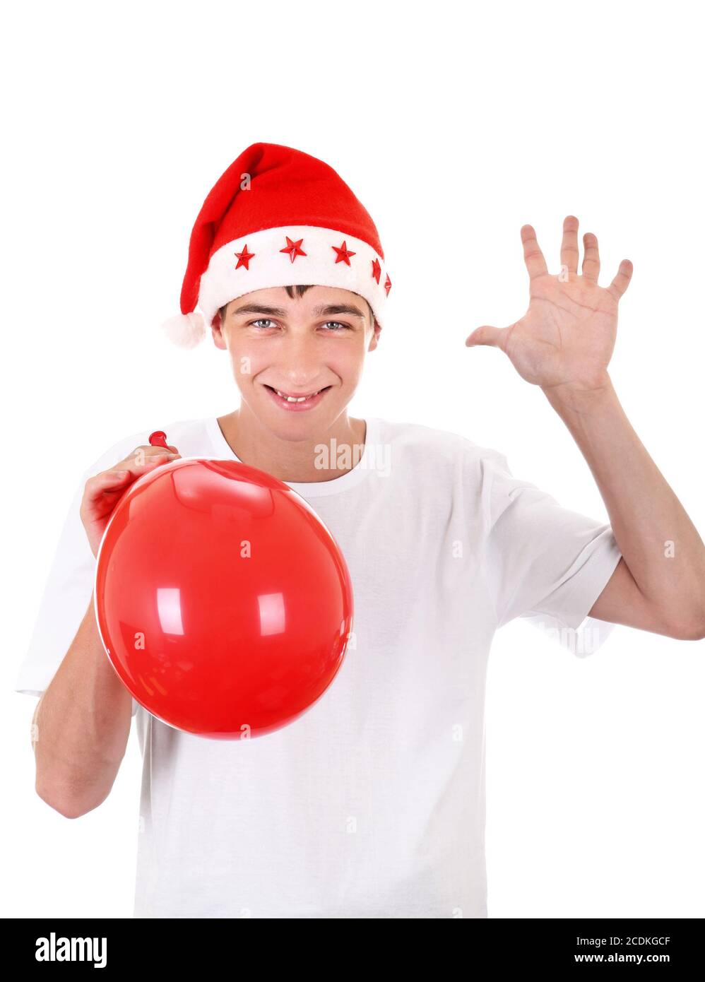 Saluting santa hi-res stock photography and images - Alamy