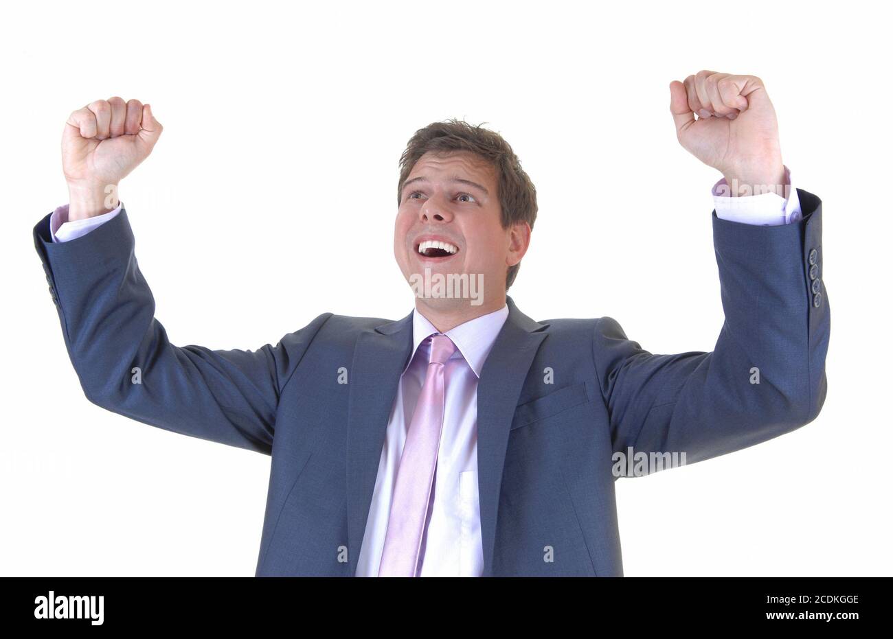 Happy businessman Cut Out Stock Images & Pictures - Alamy