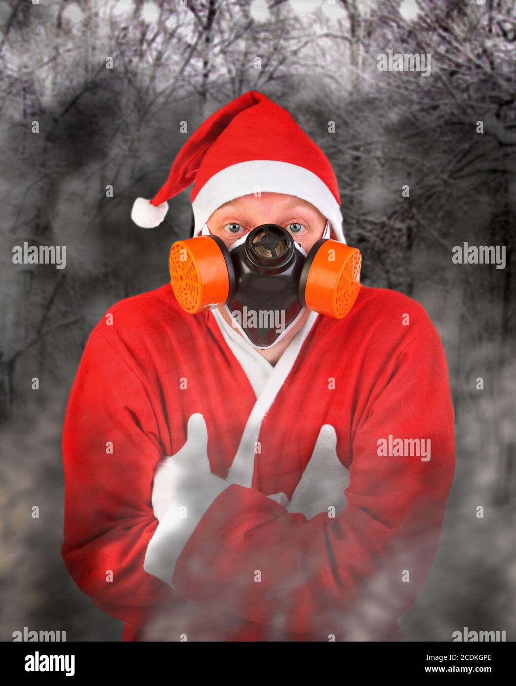 Santa claus mask hi-res stock photography and images - Alamy