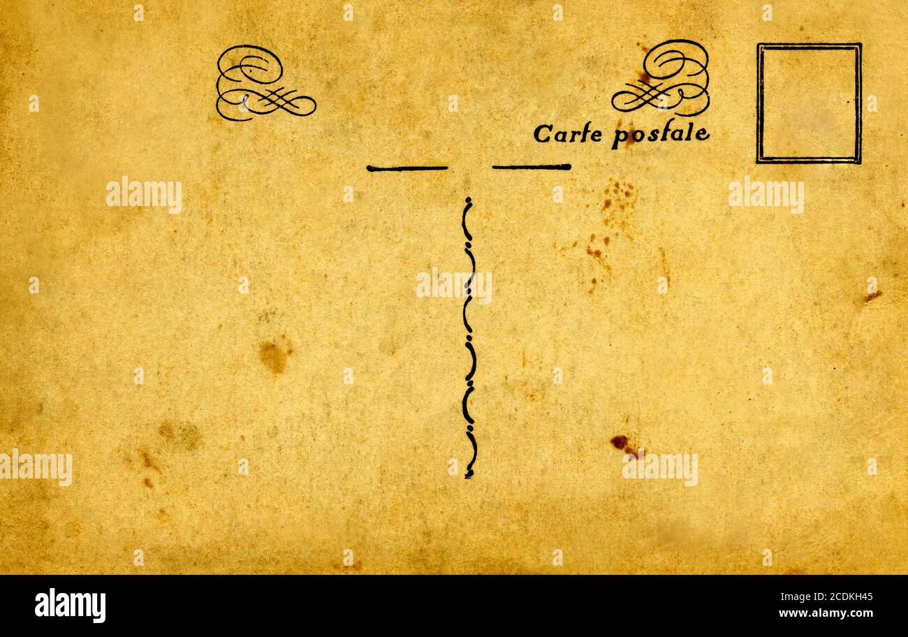 Vintage letter postcard hi-res stock photography and images - Alamy