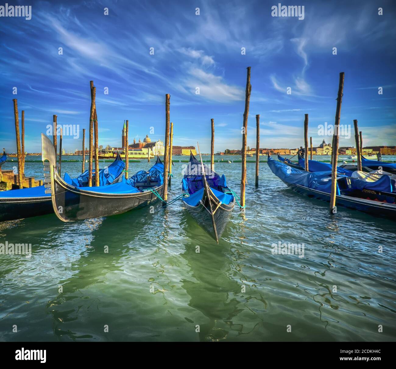 Godolas in Venice Stock Photo - Alamy