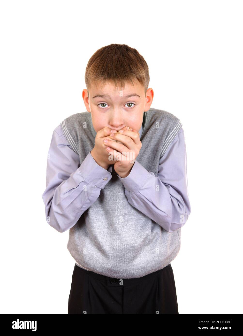 Cover your mouth hi-res stock photography and images - Alamy