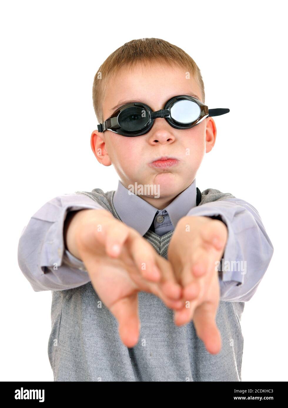 Boy childhood goggles hi-res stock photography and images - Alamy