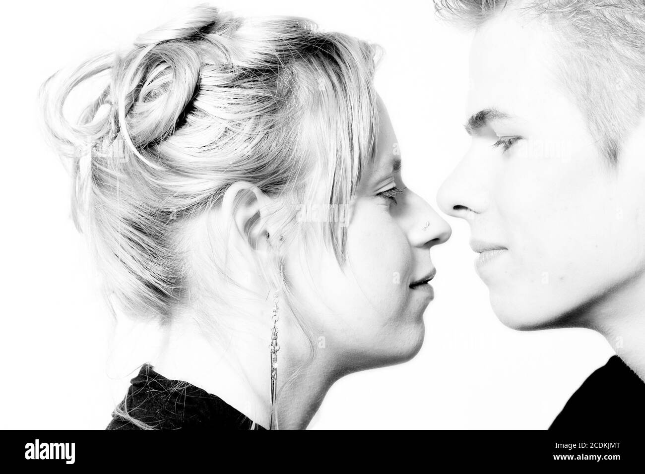 High key love Stock Photo - Alamy