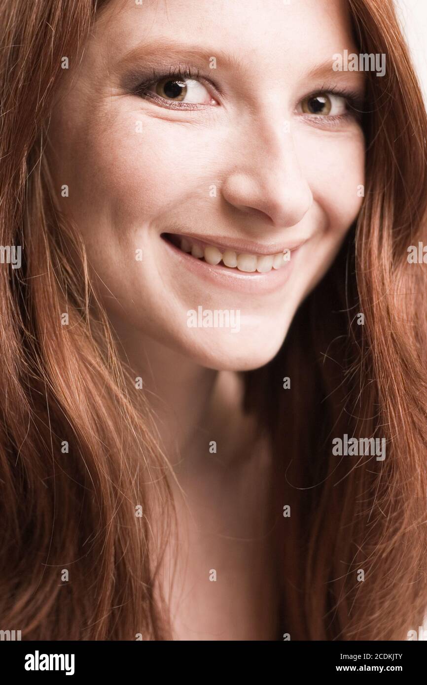 Happy redhead hi-res stock photography and images - Alamy